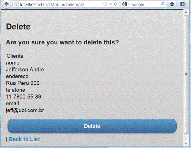 Asp Net Criando Uma Aplicação Mvc4 Mobile Com Entity Framework Imasters