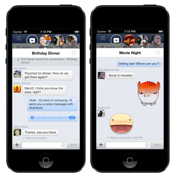 Facebook disponibiliza atualização para iOS que traz Chat Heads do Home ...