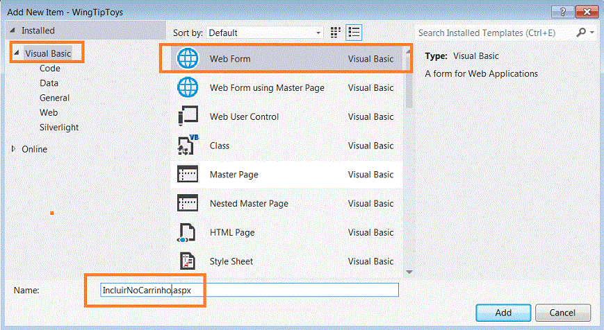ASP .NET 4.5 Web Forms – Incluindo o carrinho de compras – Parte 05 | iMasters