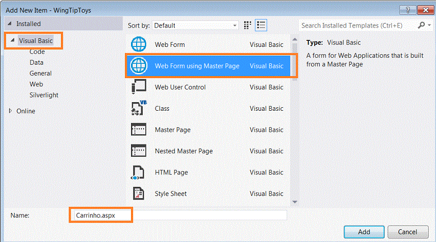 ASP .NET 4.5 Web Forms – Incluindo o carrinho de compras – Parte 05 | iMasters