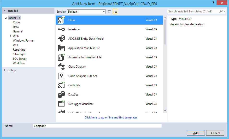 Aspnet Como Criar Um Projeto Aspnet Vazio Com Entity Framework 6 Imasters