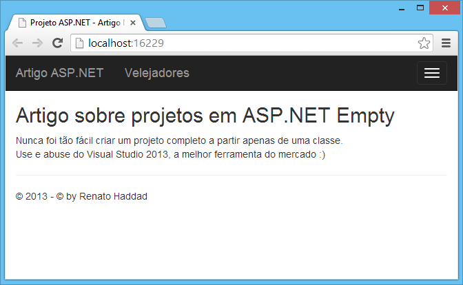 Aspnet Como Criar Um Projeto Aspnet Vazio Com Entity Framework 6 Imasters