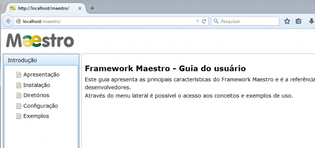 Trabalhando com Maestro Framework – Instalação | iMasters