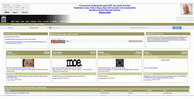 Internet Archive ganha novo design | iMasters