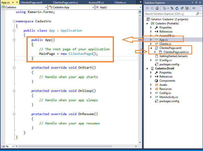 Xamarinforms Criando Uma Aplicação Com Acesso A Dados Sqlite Para Android Usando O Vs 2015