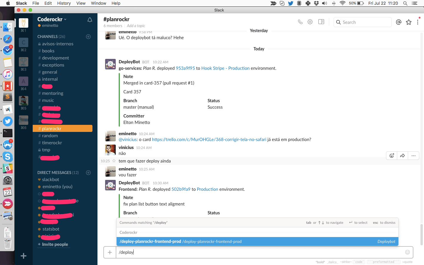 Como Usamos O Slack Na Coderockr Imasters 