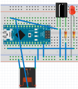 Controlando o abajur do quarto com o controle remoto da TV utilizando ...
