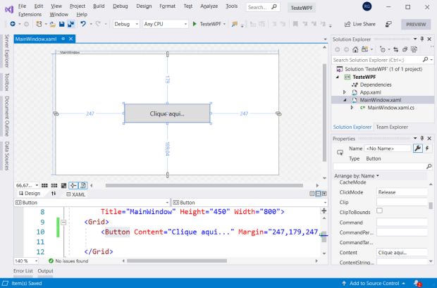 Novidades do .NET Core 3.0: desenvolvimento em WPF com o Visual Studio ...